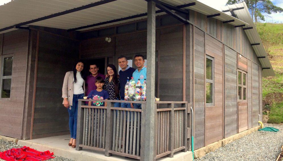 Houses made of waste changing lives in South America - OneWorld SouthAsia